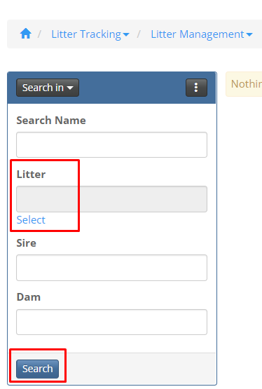 Litter Management – International Working Dog Registry