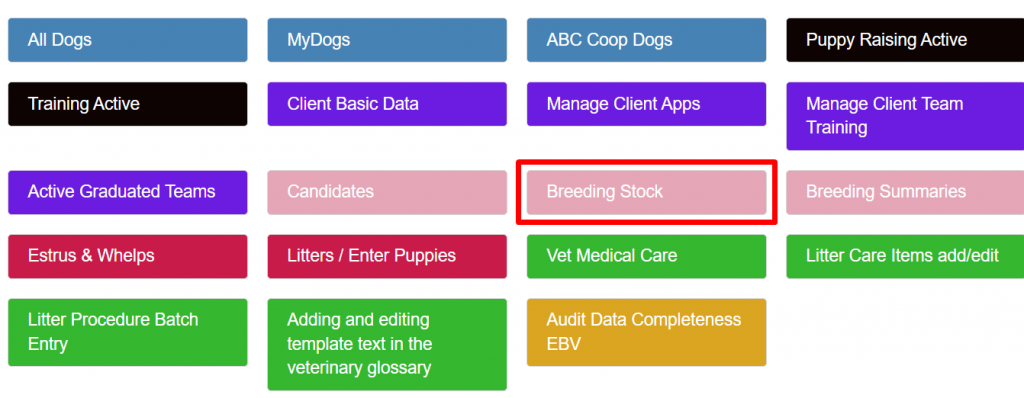 Breed Stock Data – International Working Dog Registry