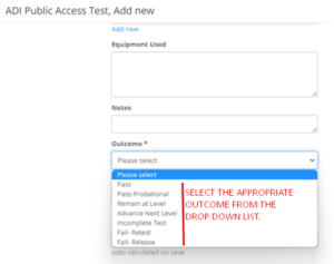 ADI Public Access Test – International Working Dog Registry