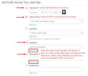 ADI Public Access Test – International Working Dog Registry